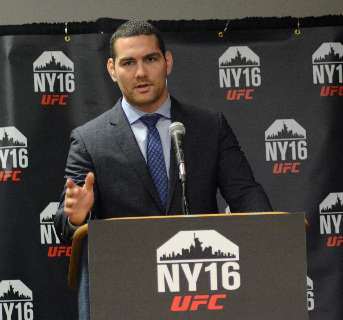 UFC fighter Chris Weidman asks fans to help legalize MMA in New York