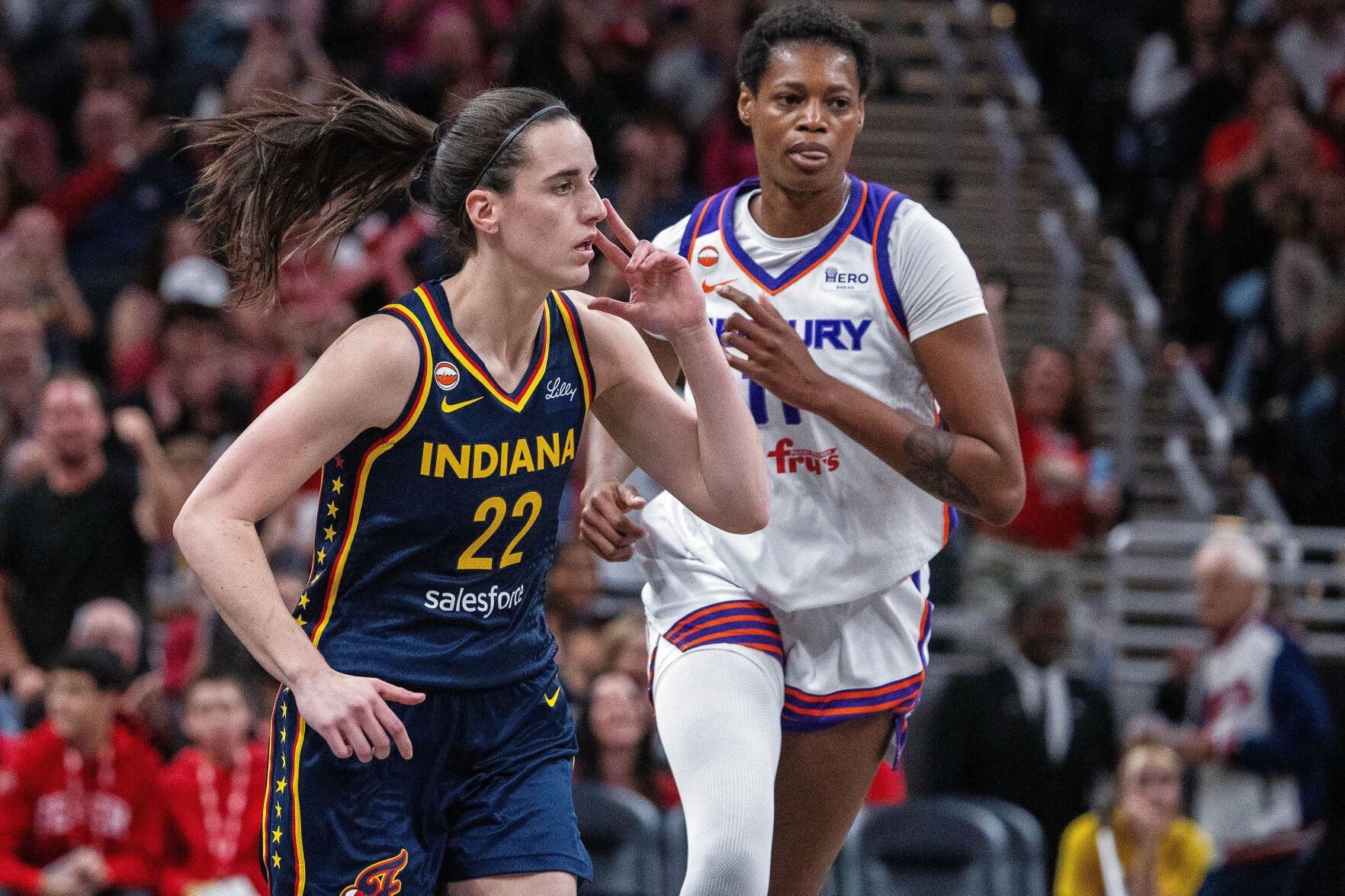 Fever's Caitlin Clark nearing 1-game suspension