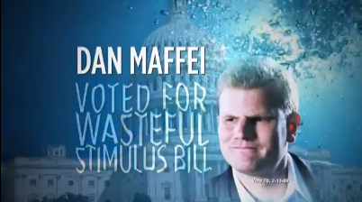 New NRCC TV ad: "We'll never rescue our economy with Congressman Maffei"