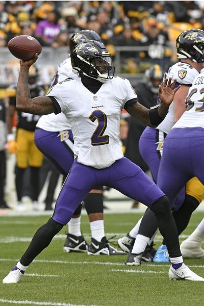 Huntley returns to Ravens' practice