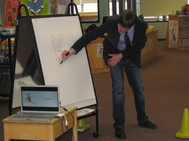 Writer-illustrator Jeff Mack teaches drawing, life lessons to Waterman ...