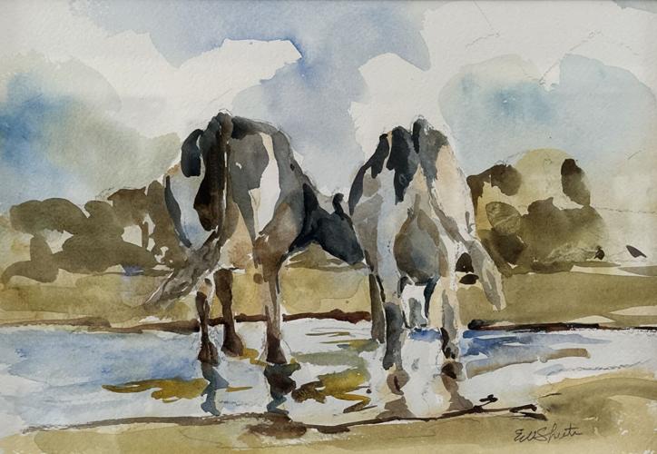 Schweinfurth artist Eric Shute paints 'The Way I See It'