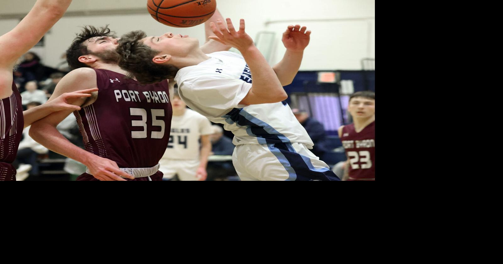 Jordan-Elbridge beats Port Byron in boys basketball.
