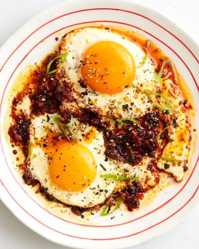 The Kitchn: You should really be frying your eggs in chili crisp