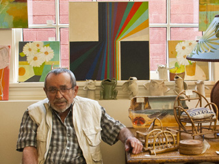 Aurora painter has a penchant for the Abstract