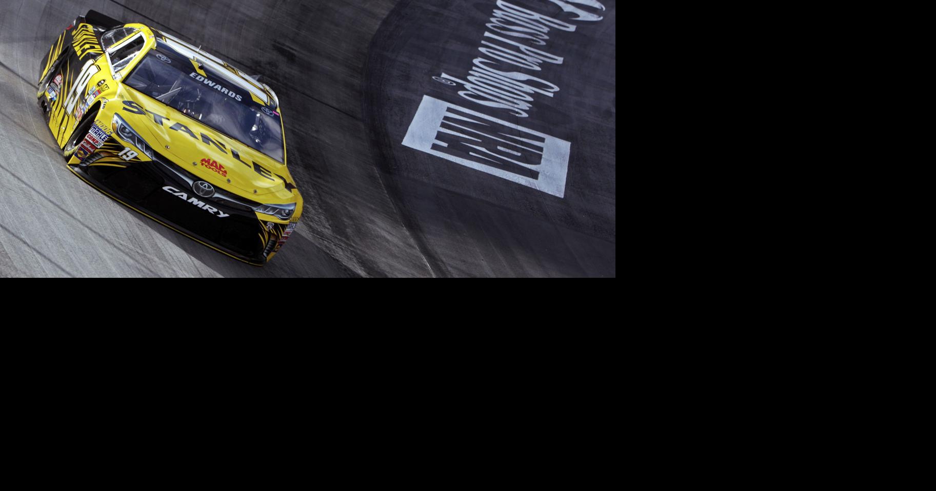 Edwards leads JGR's 1-2-3 qualifying sweep