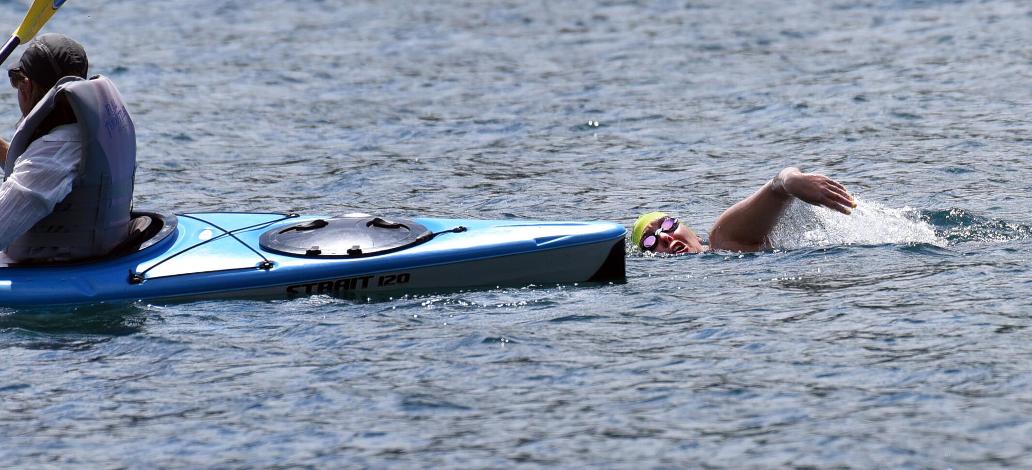 DeWitt swims 16-mile length of Skaneateles Lake (photos)