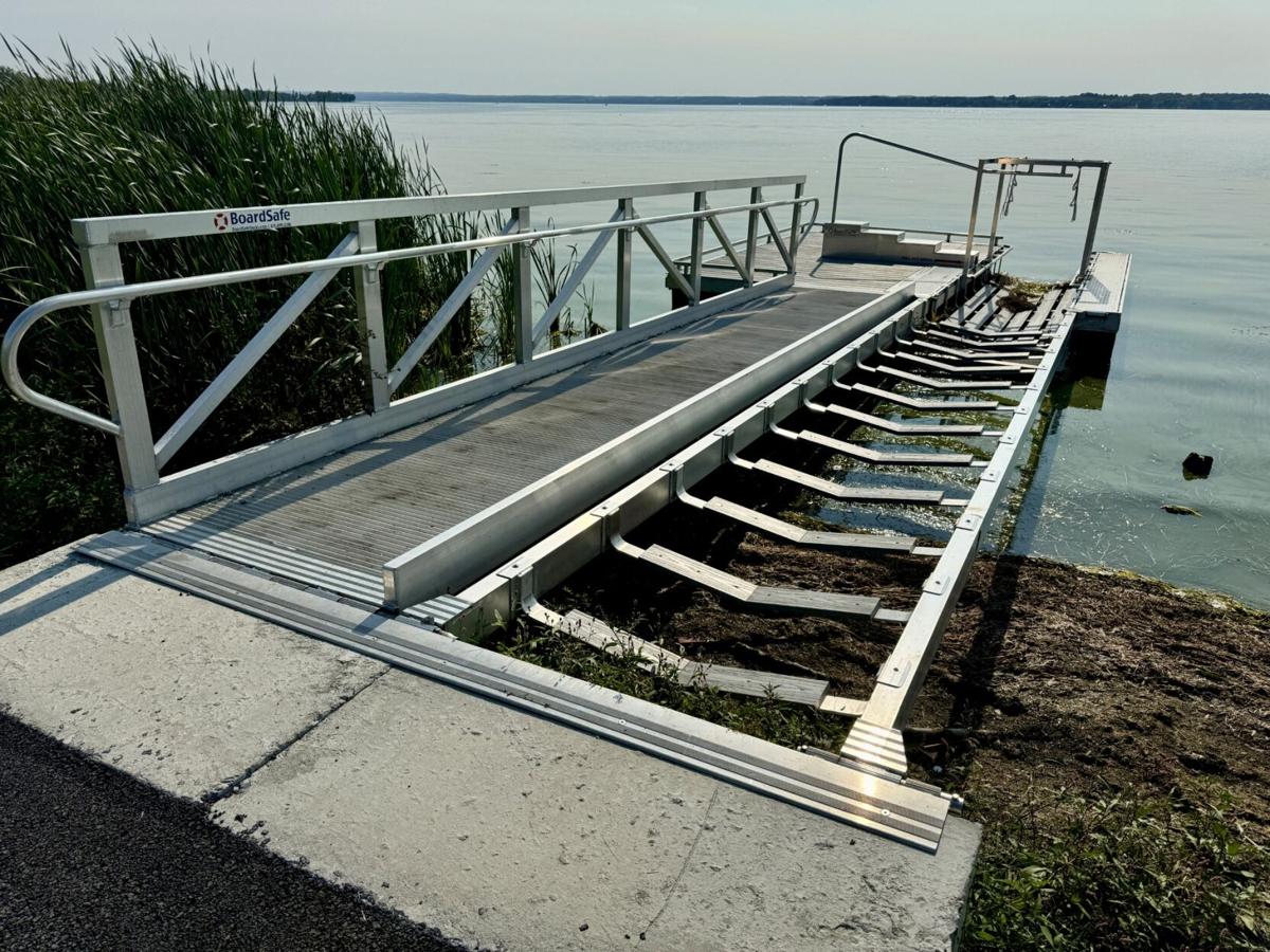 New ADA-compliant kayak launch at Union Springs park