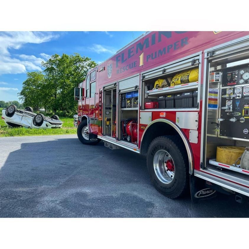 One vehicle rolls, three injured in Cayuga County crash