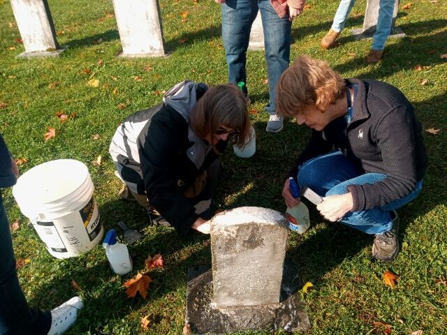 'Gone but not forgotten': Volunteers clean headstones at Cayuga County ...