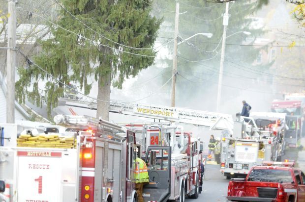 Jordan house fire displaces family of four, destroys Lawrence Street home