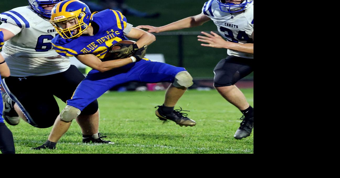 Cato-Meridian football dominates Beaver River in second half
