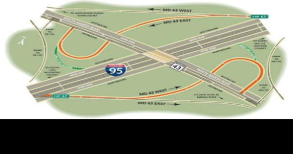 New traffic patterns begin Tuesday at I95/Route 43 | News | avenuenews.com