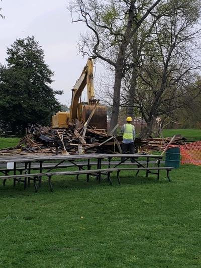 Pavilion at Cox's Point Park demolished, replacement coming this fall ...