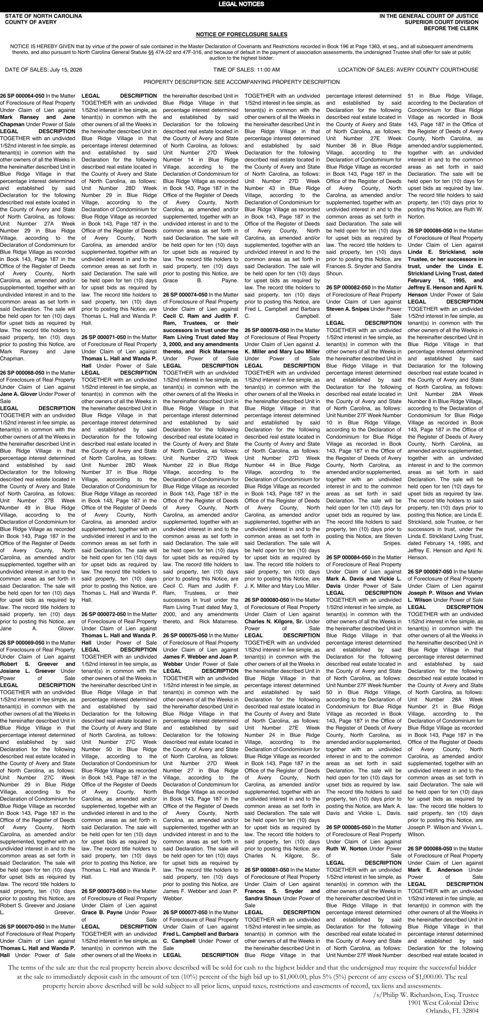 Page | Public Notices | averyjournal.com