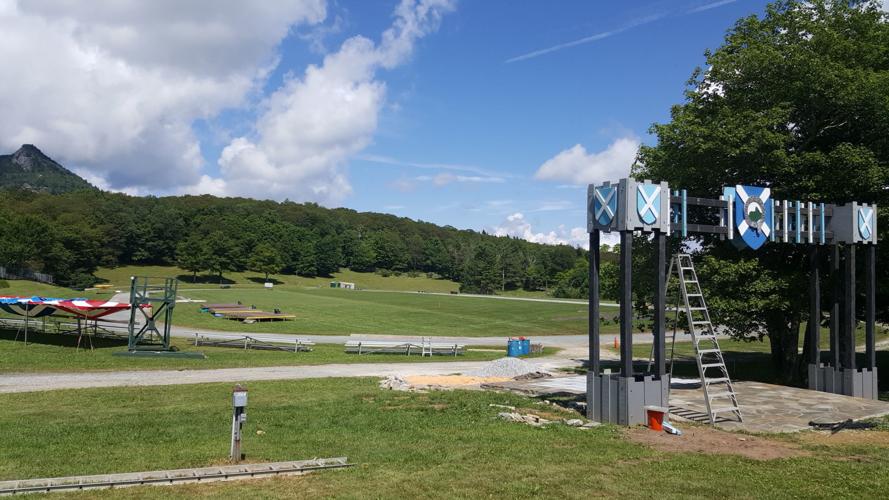 The evolution of MacRae Meadows leading up to the Highland Games ...