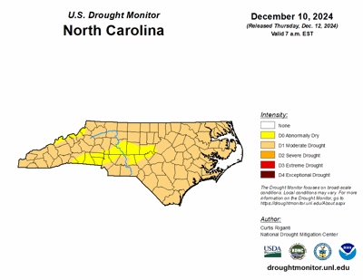 North Carolina sees widespread moderate drought | News | averyjournal.com