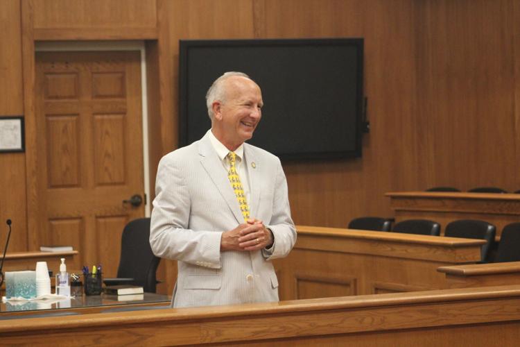 Chief Justice Paul Newby visits Avery County Courthouse to recognize ...