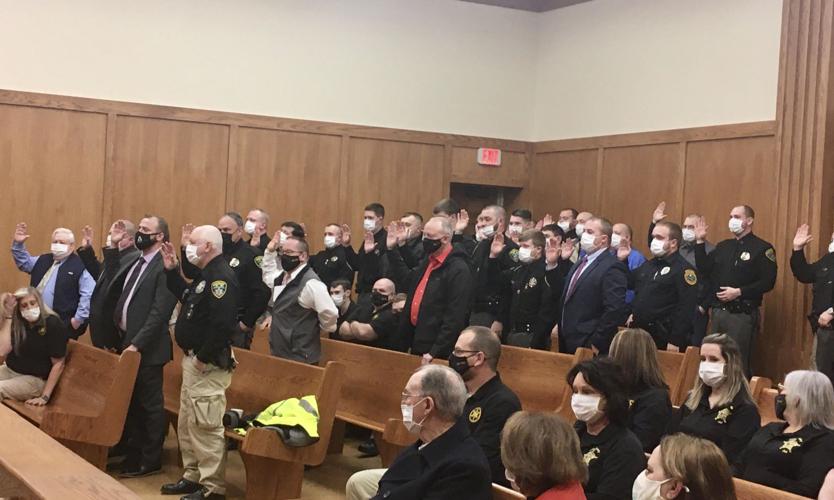 Phillips, law enforcement personnel sworn-in at courthouse ceremony ...