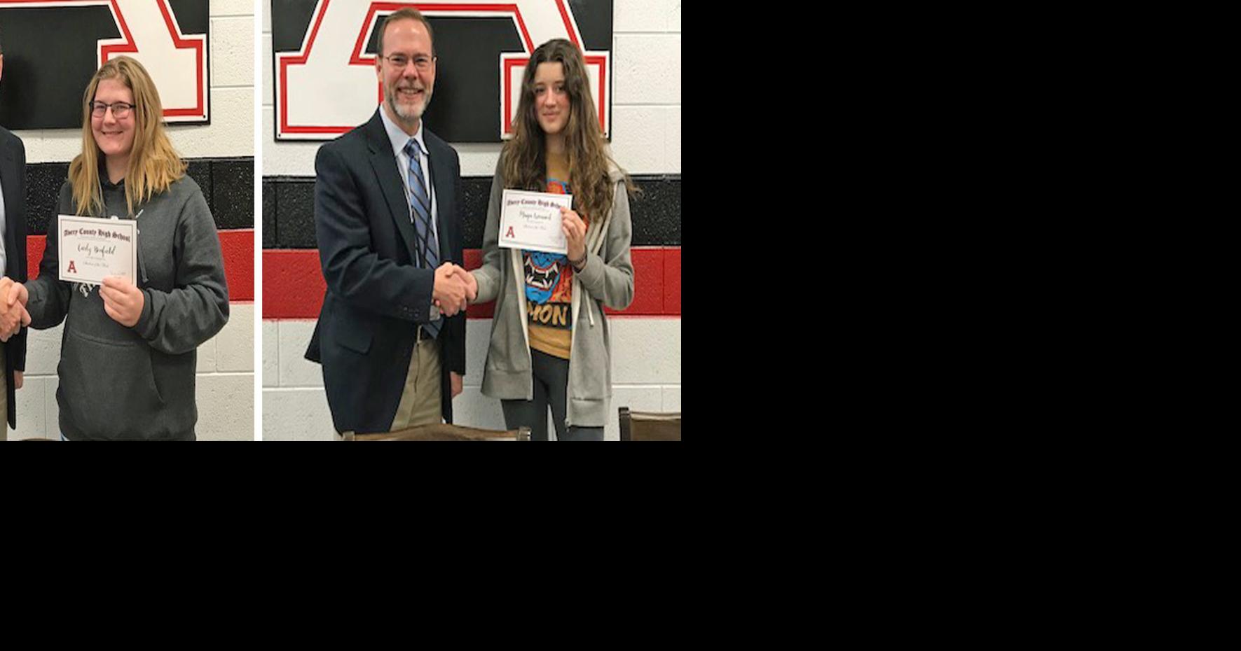 Benfield, Womack named ACHS Students of the Month | Community ...