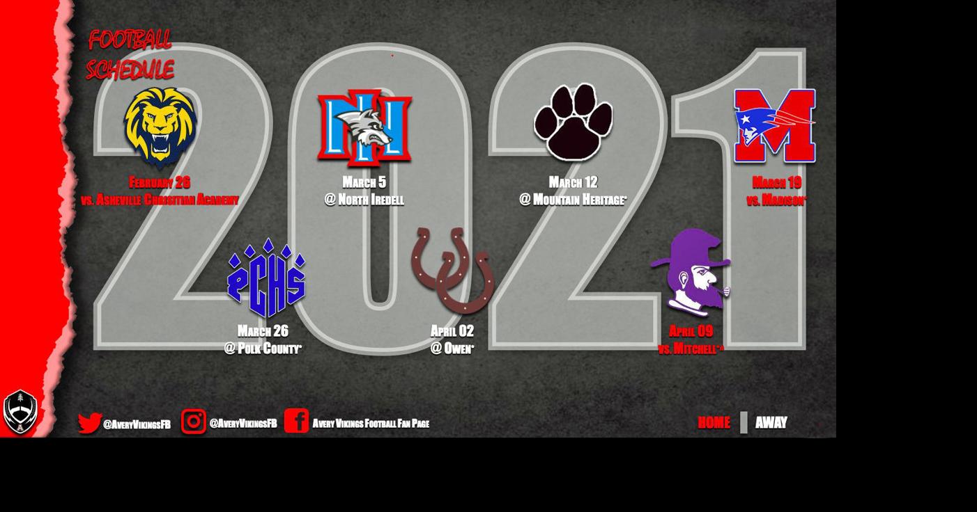 Avery Football finalizes revised 2020 schedule | Sports | averyjournal.com