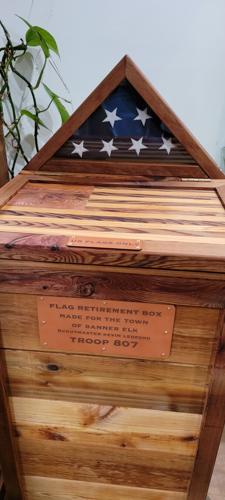 Scoutmaster provides flag collection box in Banner Elk | Community ...