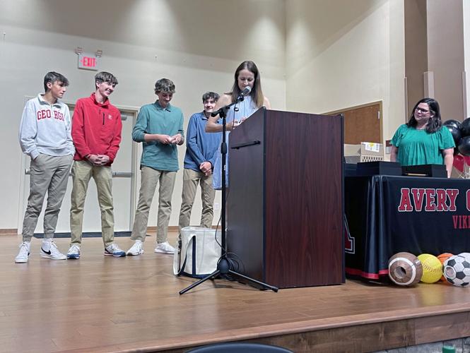 Avery High School celebrates excellence at senior athletic awards ...
