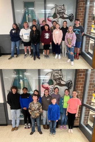 A and A/B Honor Roll students recognized by Avery Middle School ...