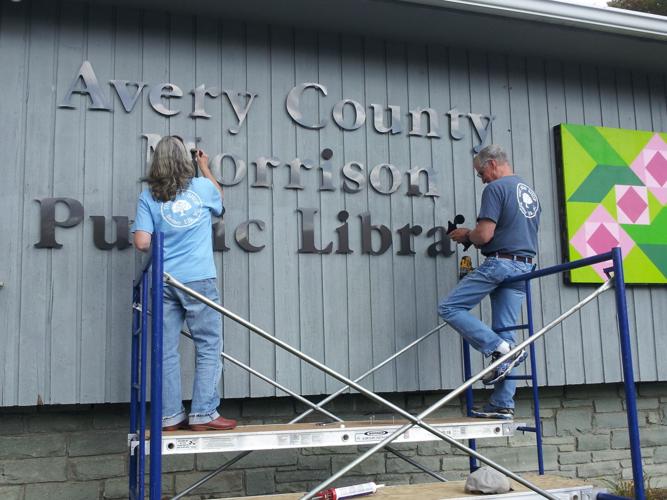New signage at Avery Morrison Public Library | News | averyjournal.com