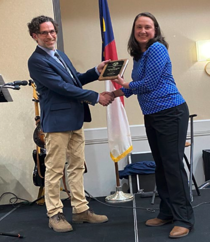 Michelle Fish, PLS named Young Surveyor of the Year from NC Society of ...