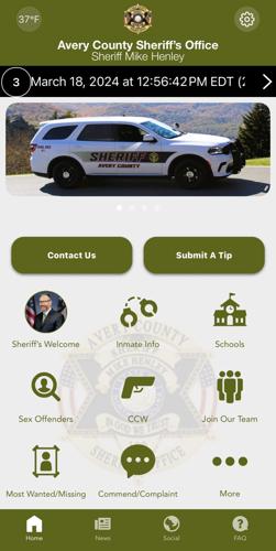 Avery Sheriff's Office launches new app | Government | averyjournal.com
