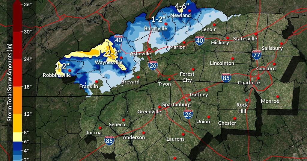 Avery County under Winter Storm Warning as inclement weather ...