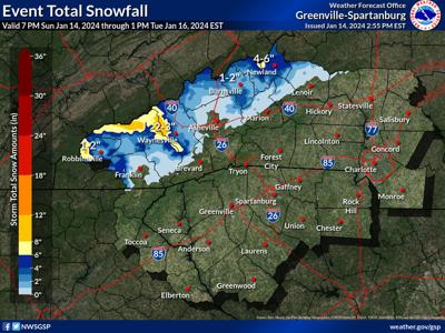 Avery County under Winter Storm Warning as inclement weather ...