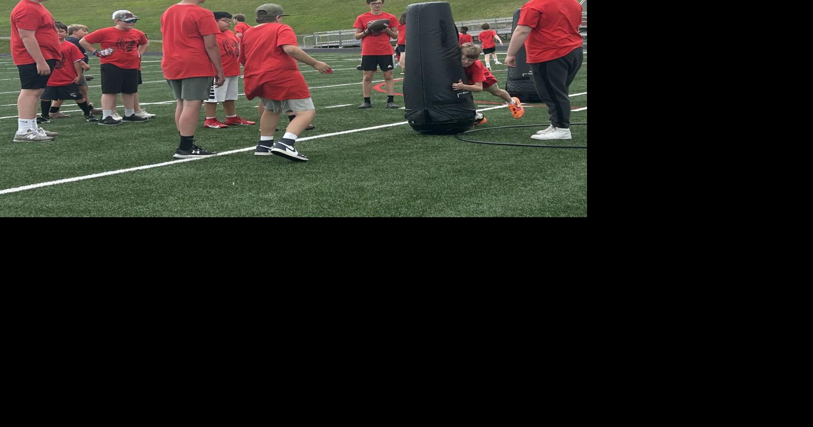 Gridders welcome area students to Avery County Youth Football Camp ...
