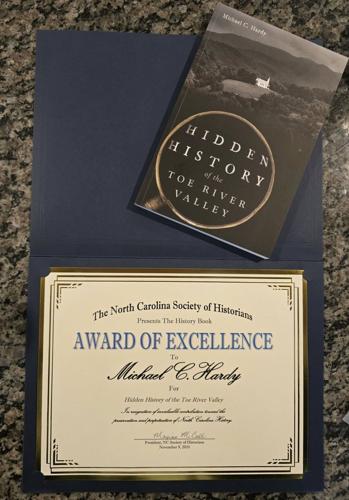 Hardy receives Award of Excellence from NC Society of Historians ...