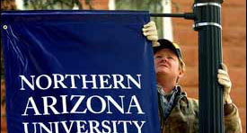 NAU turns over new logo in 2005 | | azdailysun.com