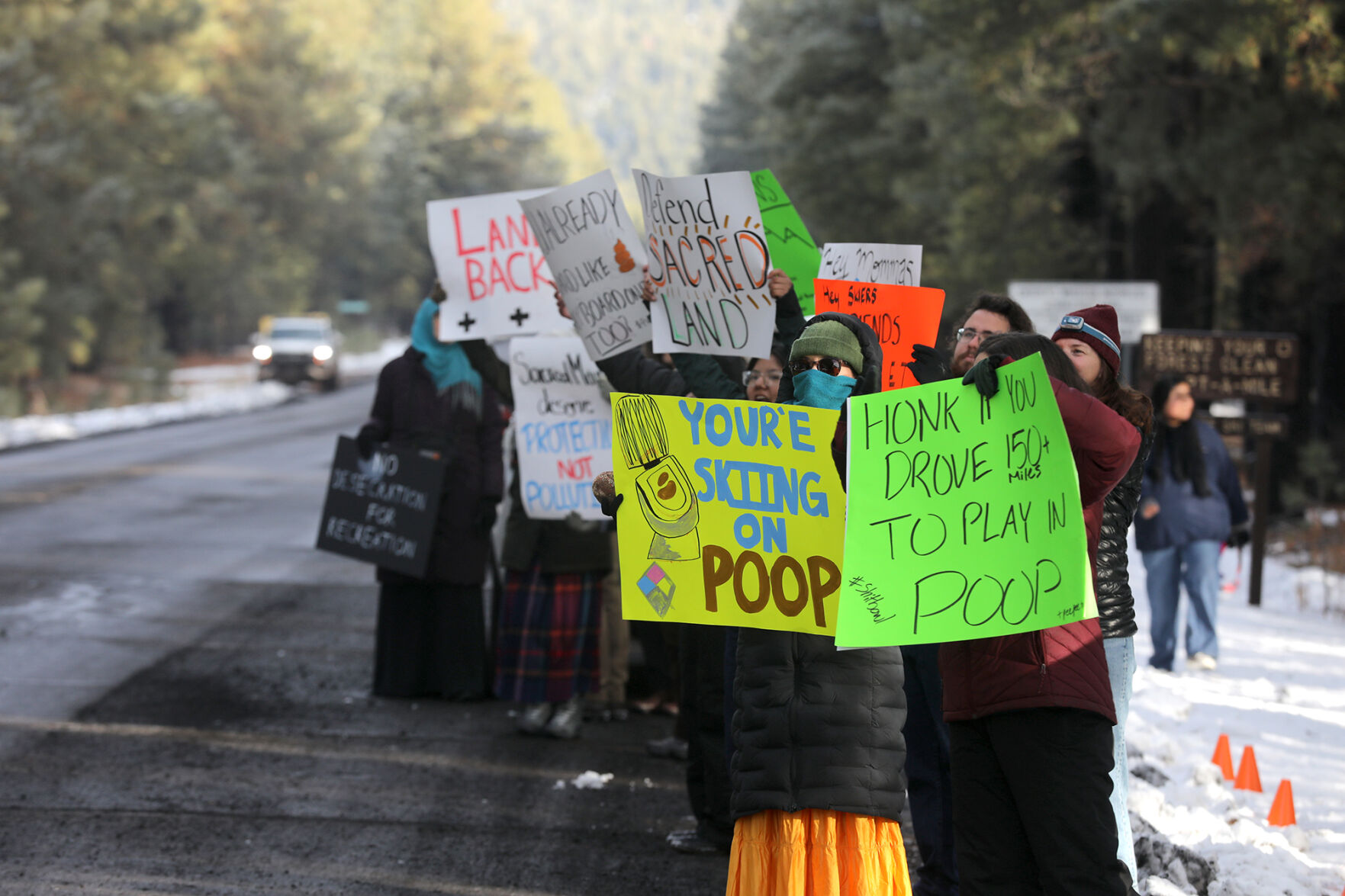 Arizona Snowbowl season opening met with renewed protest against ...