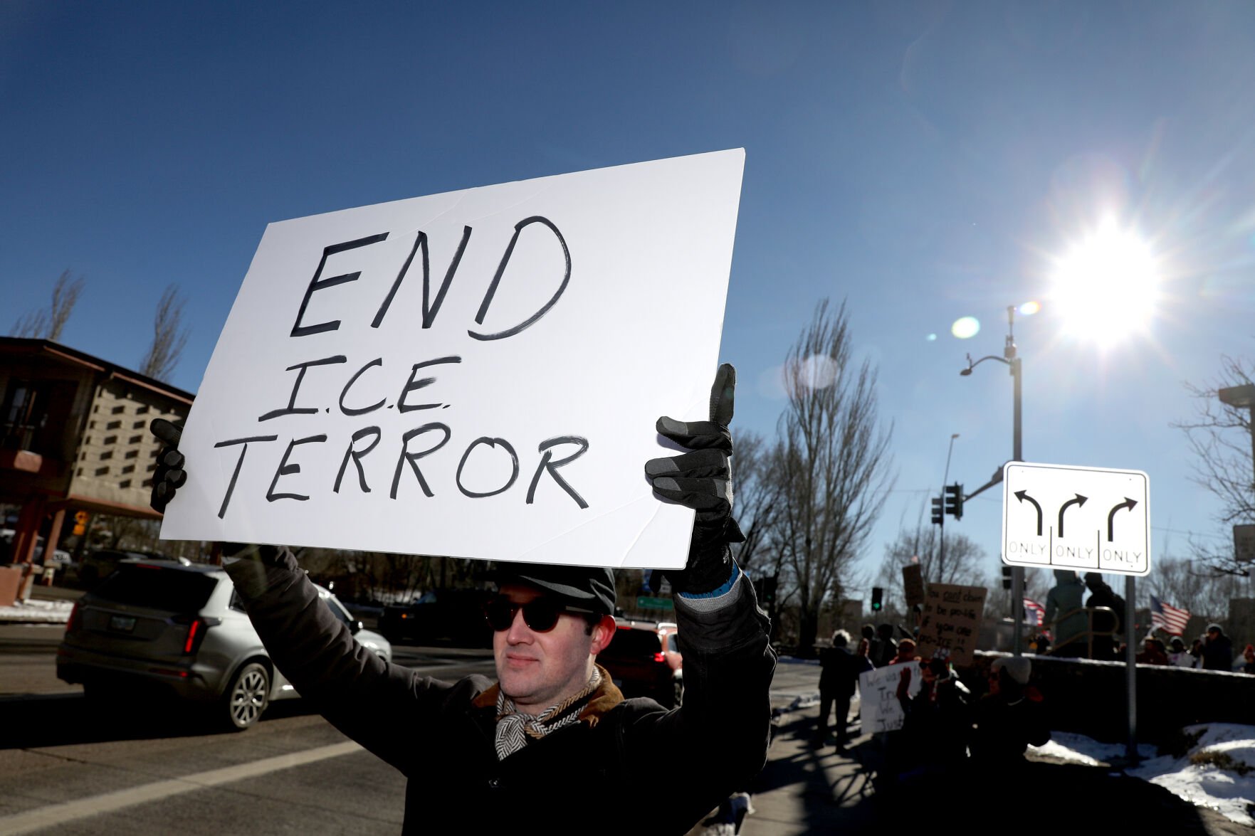 Gallery: Protesters denounce ICE actions during demonstrations at ...