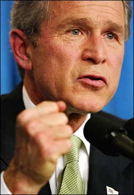 Bush angry over hijackers' visas | | azdailysun.com