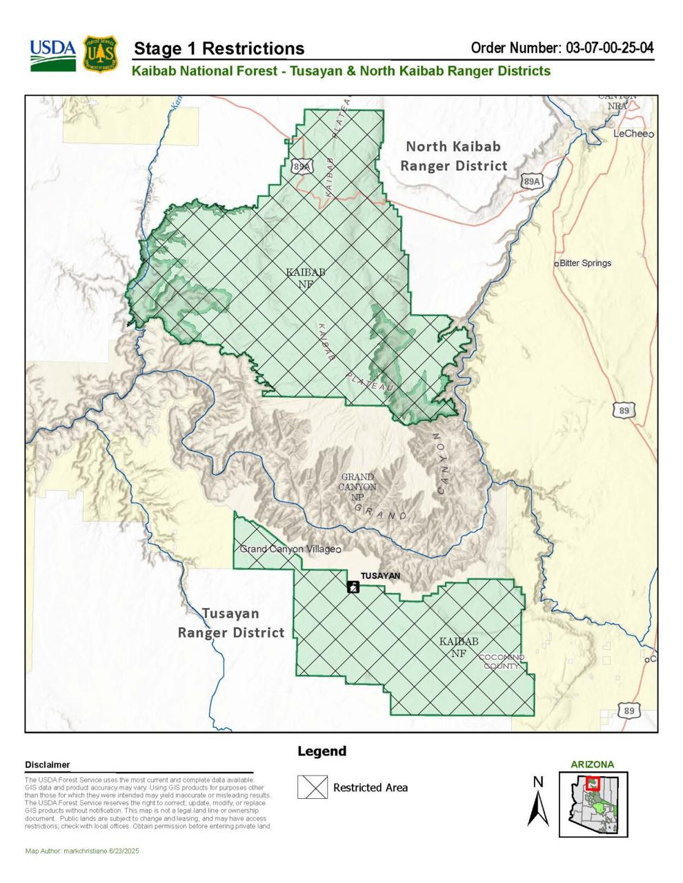 Kaibab National Forest announces Stage 1 fire restrictions on North ...