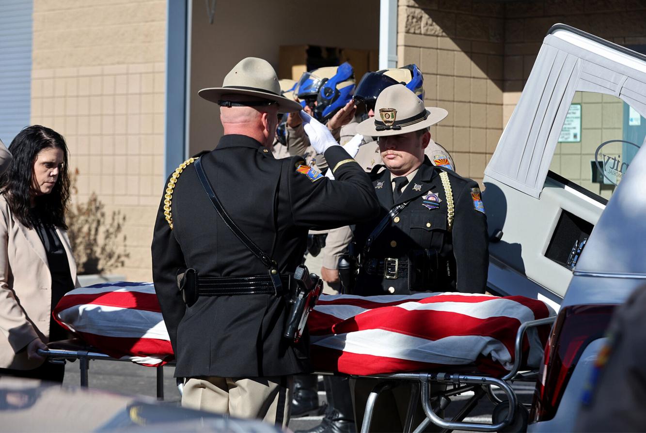 Gallery: Honor cordon for fallen trooper-paramedic Hunter Bennett ...