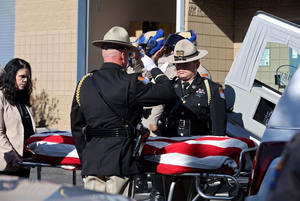 Gallery: Honor cordon for fallen trooper-paramedic Hunter Bennett ...