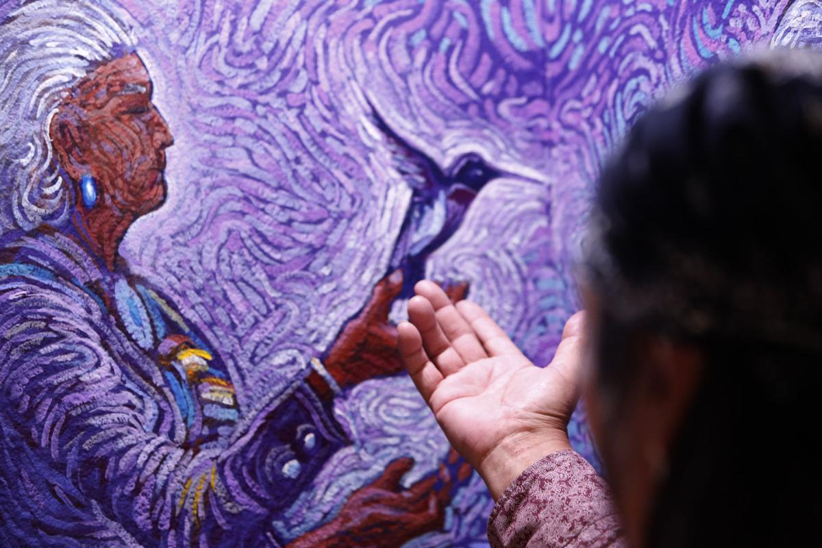 Flagstaff artist Shonto Begay brings healing art to The Peaks, a Senior ...