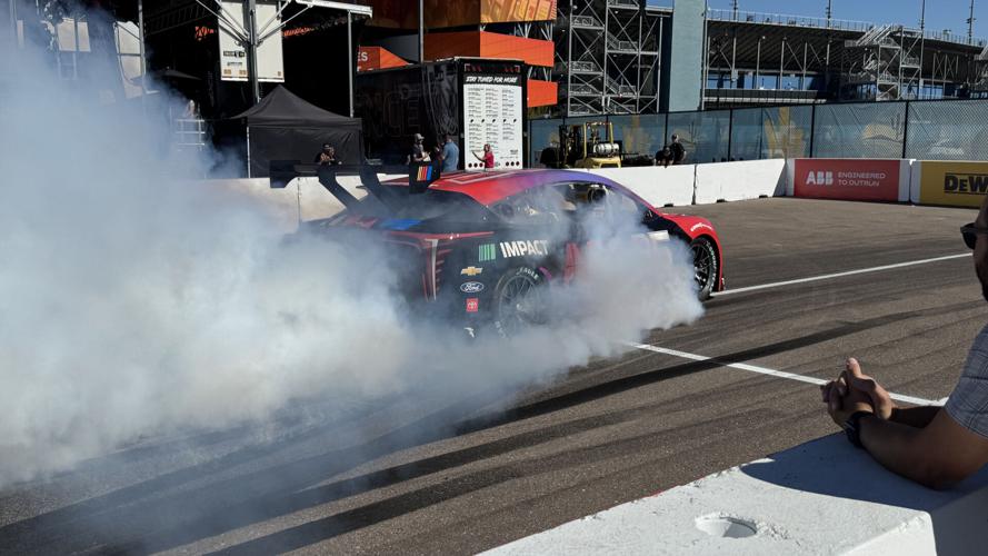 NASCAR showcases EV prototype at Phoenix Raceway with pit stop challenge | Motor-sports ...