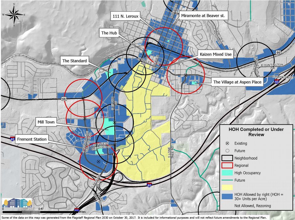 Flagstaff high occupancy plan additions include historic centers, parks ...