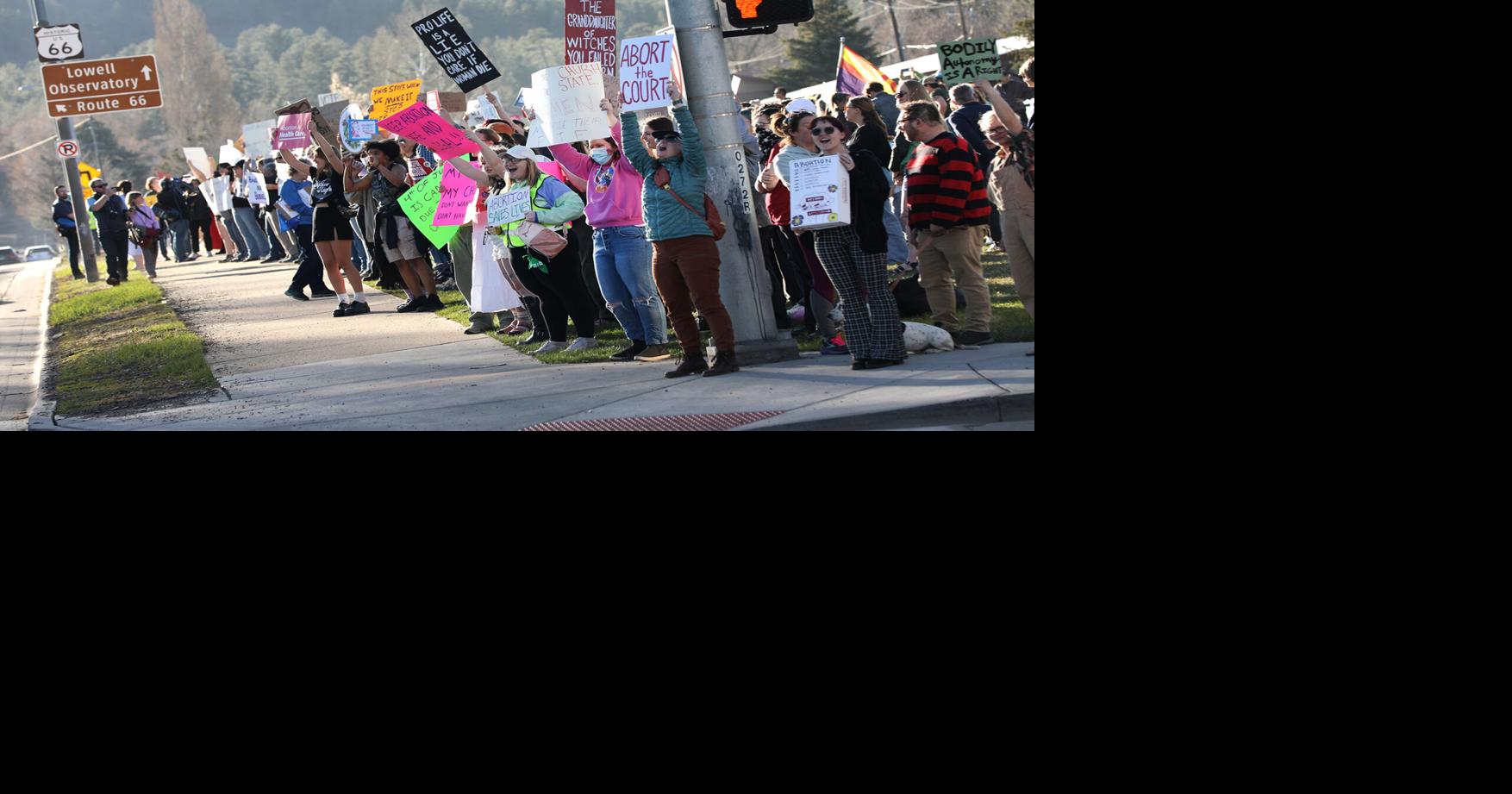 Gallery: Crowd gathers in front of Flagstaff City Hall to protest state ...