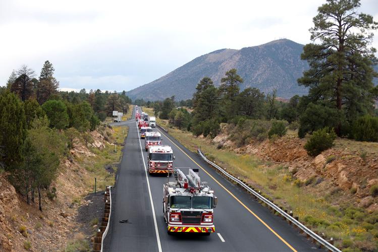 Procession from Flagstaff to Show Low honors Timber Mesa firefighters ...