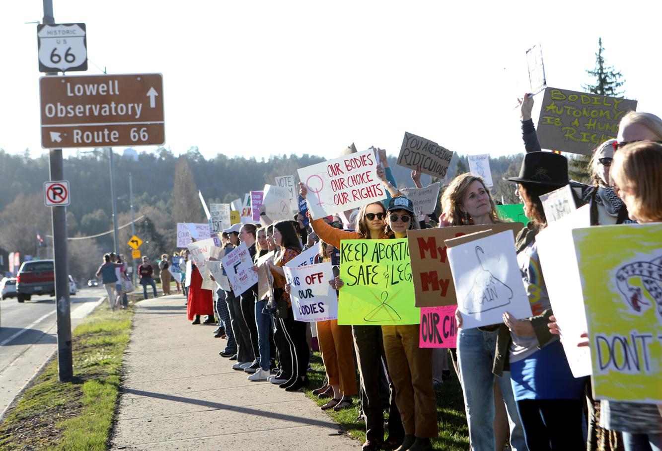 Gallery: Crowd gathers in front of Flagstaff City Hall to protest state ...