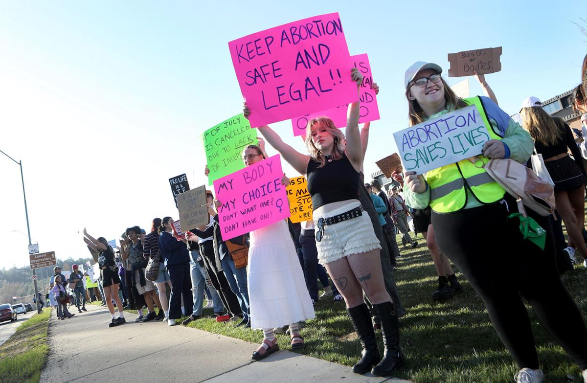 Gallery: Crowd gathers in front of Flagstaff City Hall to protest state ...