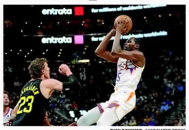 Durant's 39 help Suns beat Jazz in 2OT | | azdailysun.com